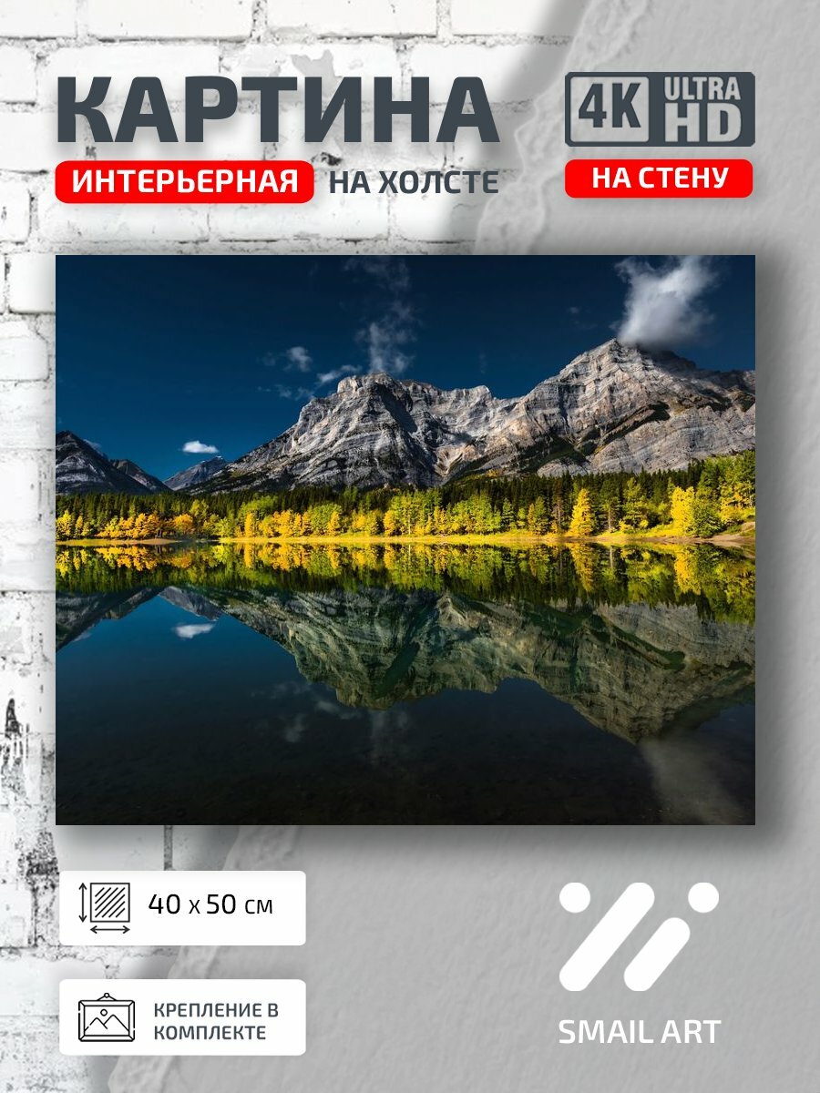 Картина на холсте интерьерная 40 на 50 на стену Небо Landscape для кафе пейзаж интерьер