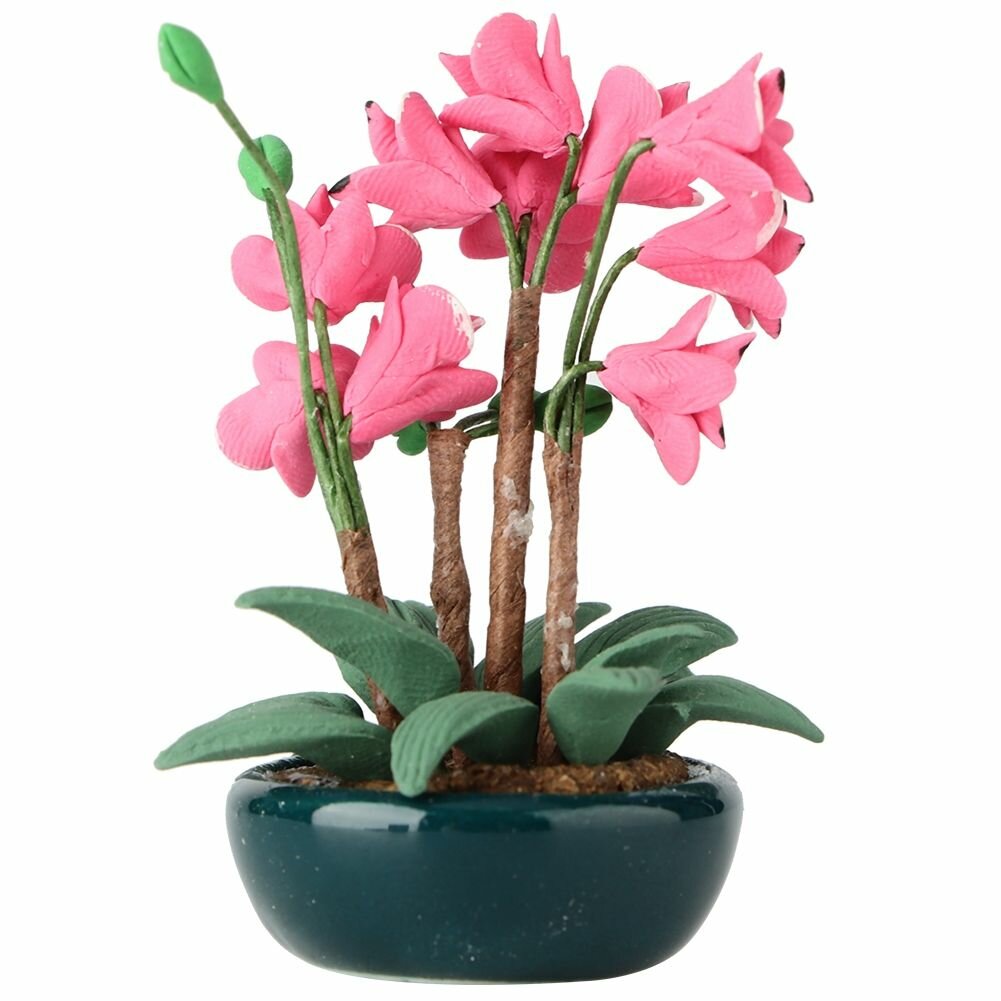 1:12 Аксессуары для кукольного дома, растение в горшке с магнолией