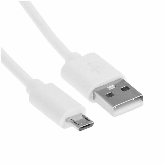 Кабель USB 2.0 Cablexpert CC-mUSB2-AMBM-6W, AM/microBM 5P, 1.8м, белый, пакет