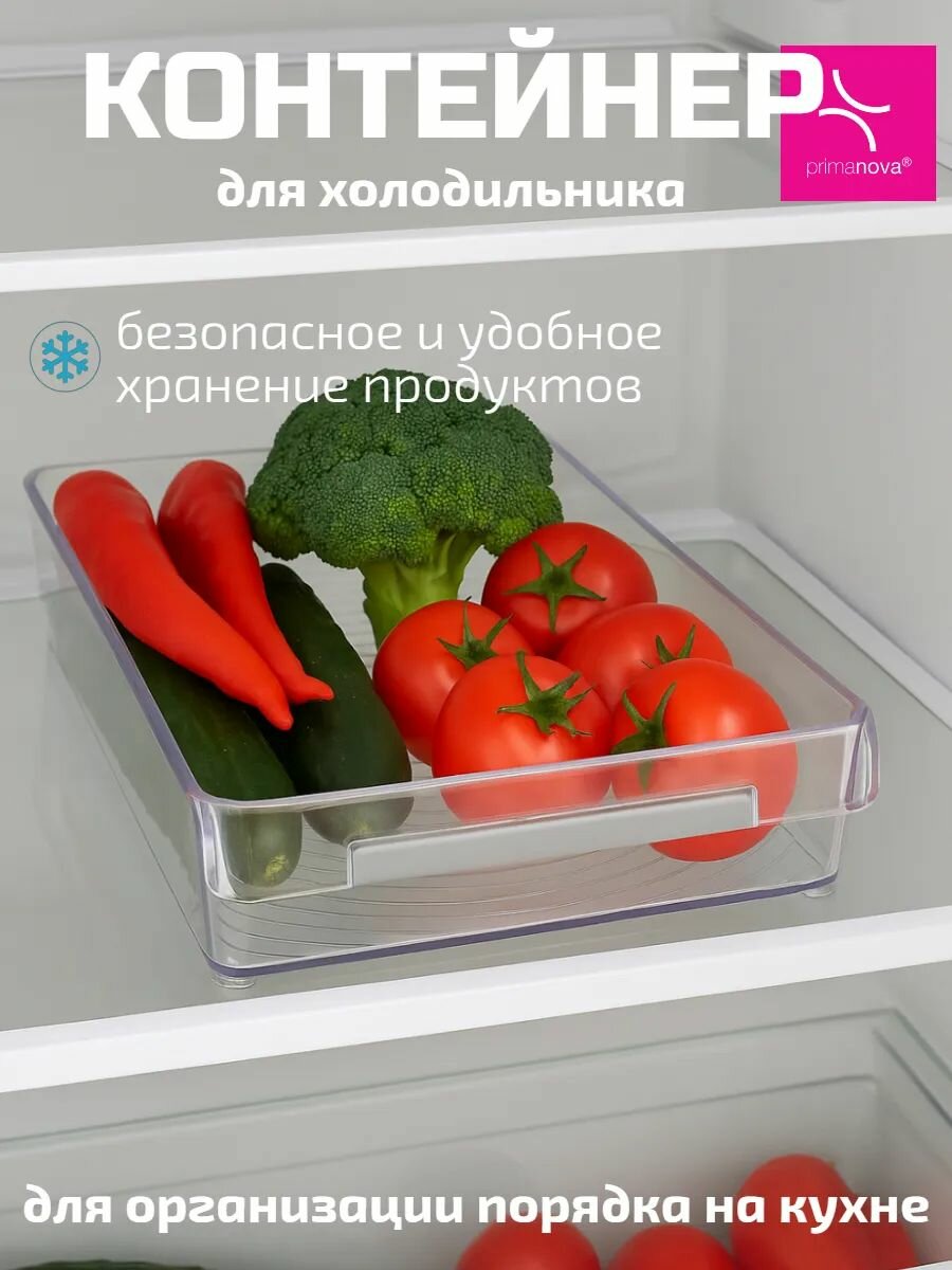 Контейнер для холодильника из акрила без крышки