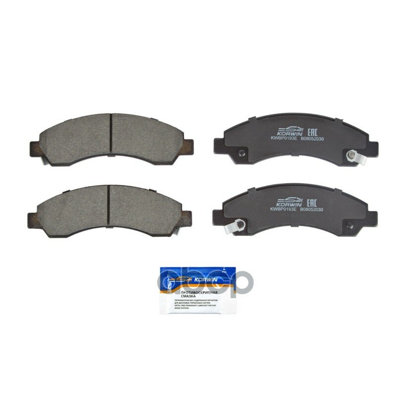 Колодки тормозные перед. ECOLine Honda Accord VIII 08-/CR-V III-IV 06-/Haval F7/ KORWIN арт. KWBP0193E