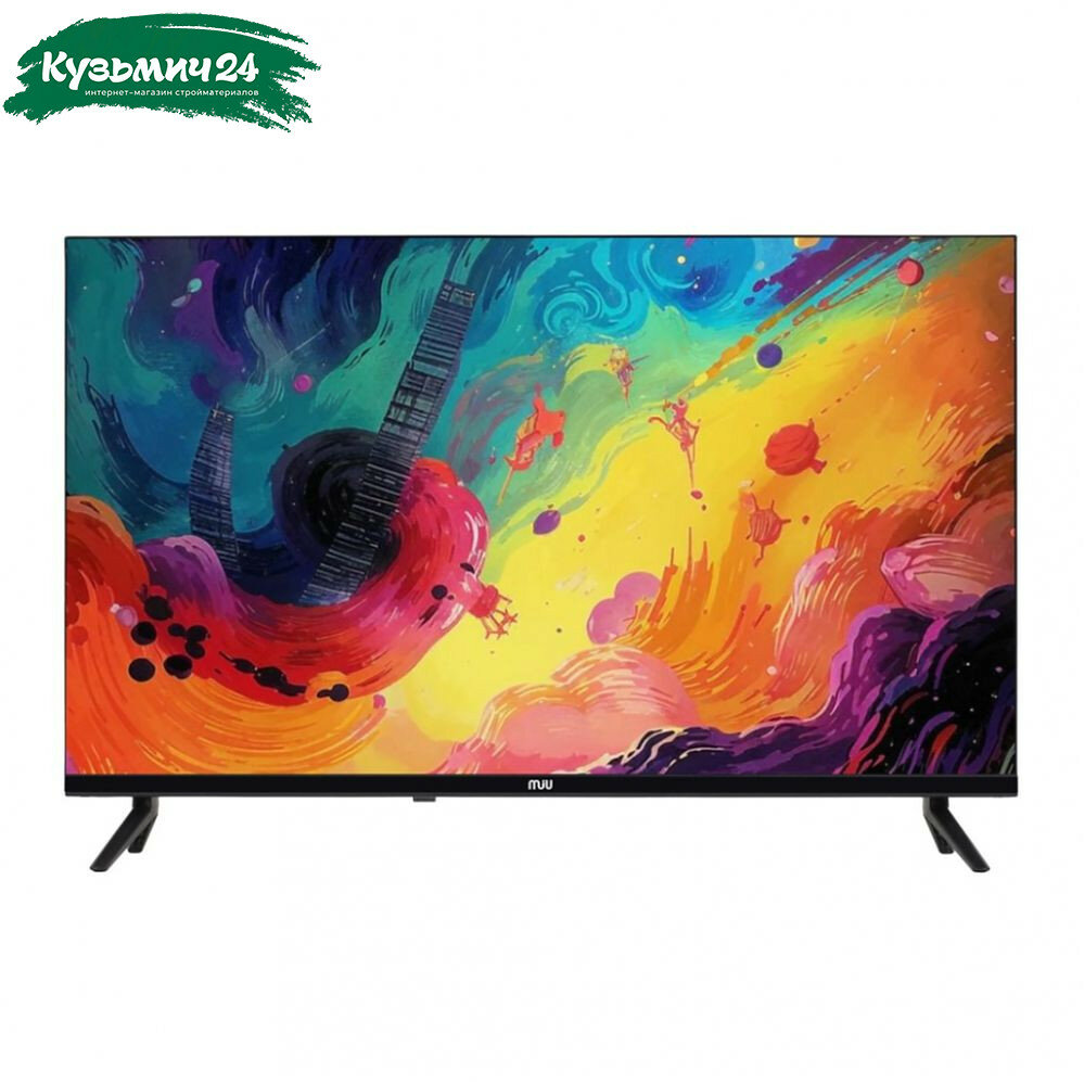 Телевизор LED 32" MIU H32SLT101SV, HD DTV, Салют ТВ, голосовое управление, черный, 1 шт.