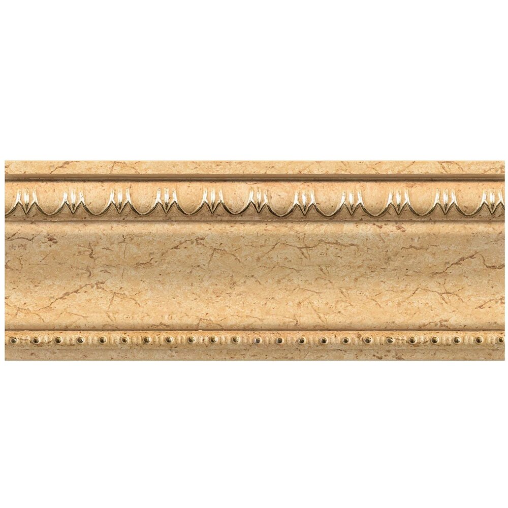 Багет Cosca Карниз, плинтус потолочный 60х42х2400 мм, оникс. Набор 4шт.