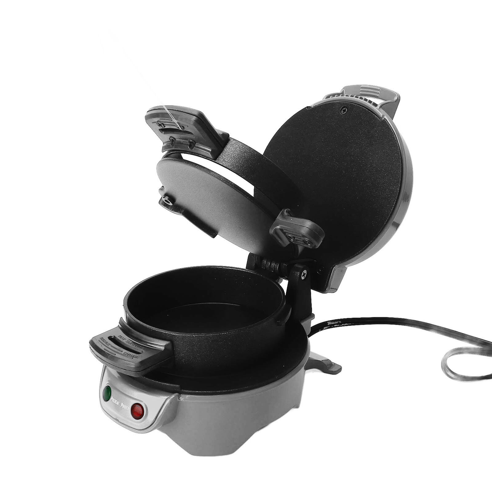 Завтрак сэндвич -производитель яичной плита для завтрака настройка ингредиентов легкая очистка для домашнего приготовления серебряная серая платья США