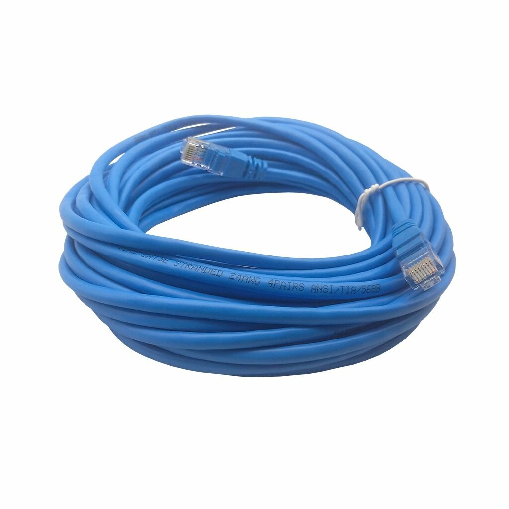 Патч-корд Space Technology ST-ПК-4/1000, CAT5e, 10 м, голубой