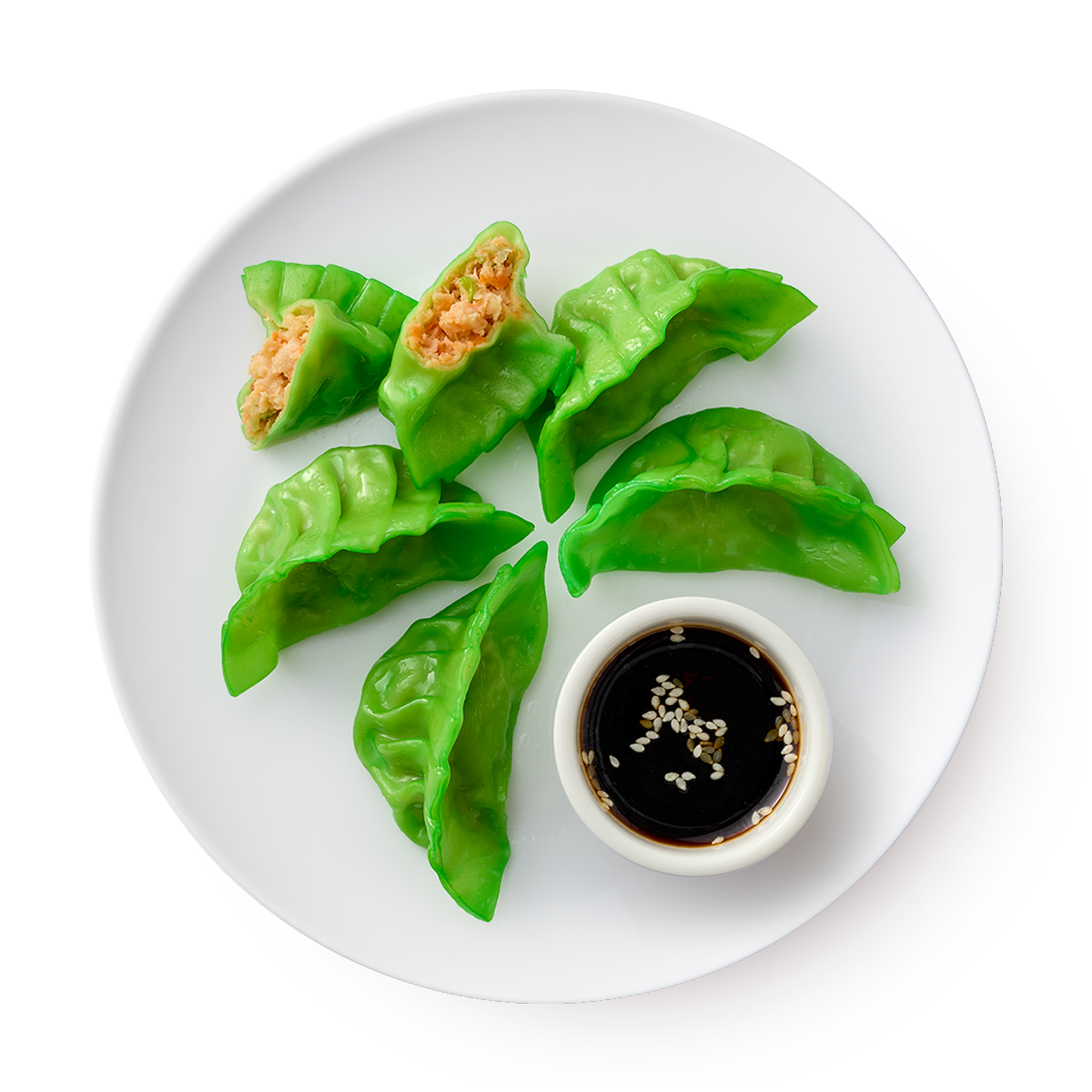 Гёдза Яндекс Лавка с креветками и овощами, на пару, пластиковый контейнер, 160 г