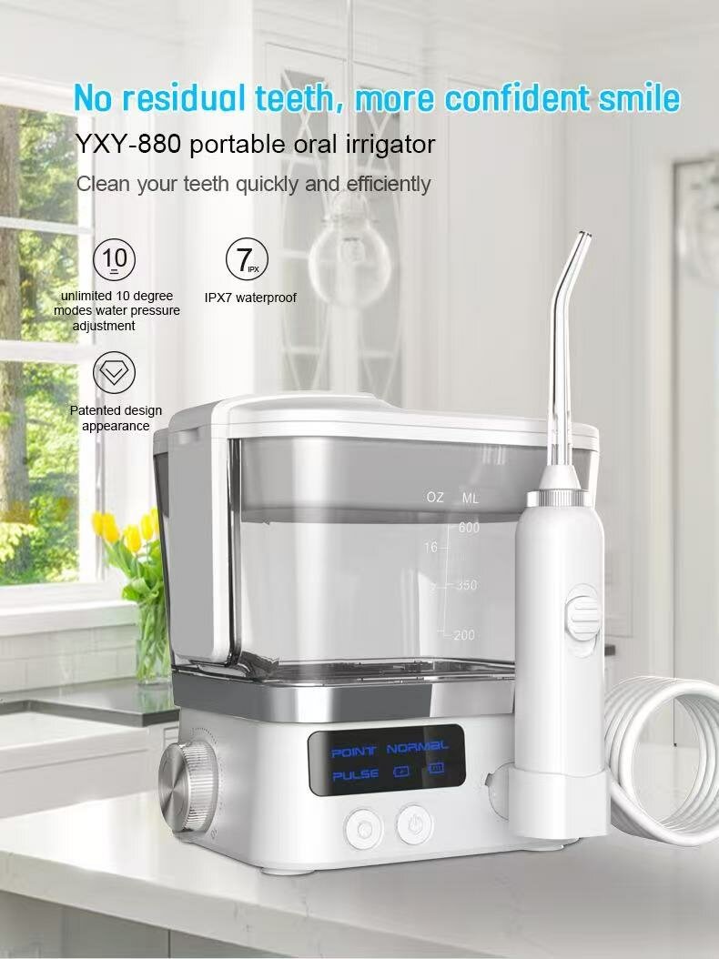 Ирригатор для полости рта портативный OMIO-350 TRAVELER BLACK