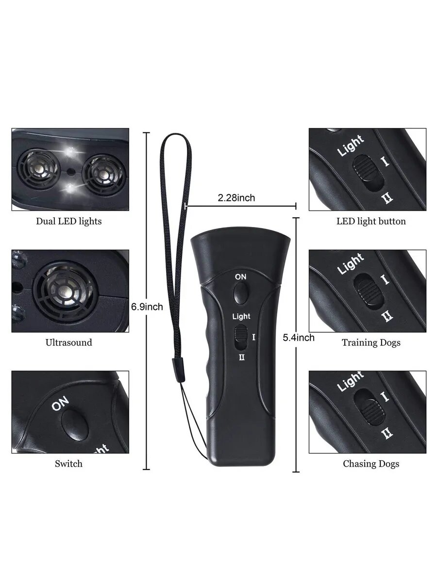 Ультразвуковое оборудование для дрессировки собак с двойной