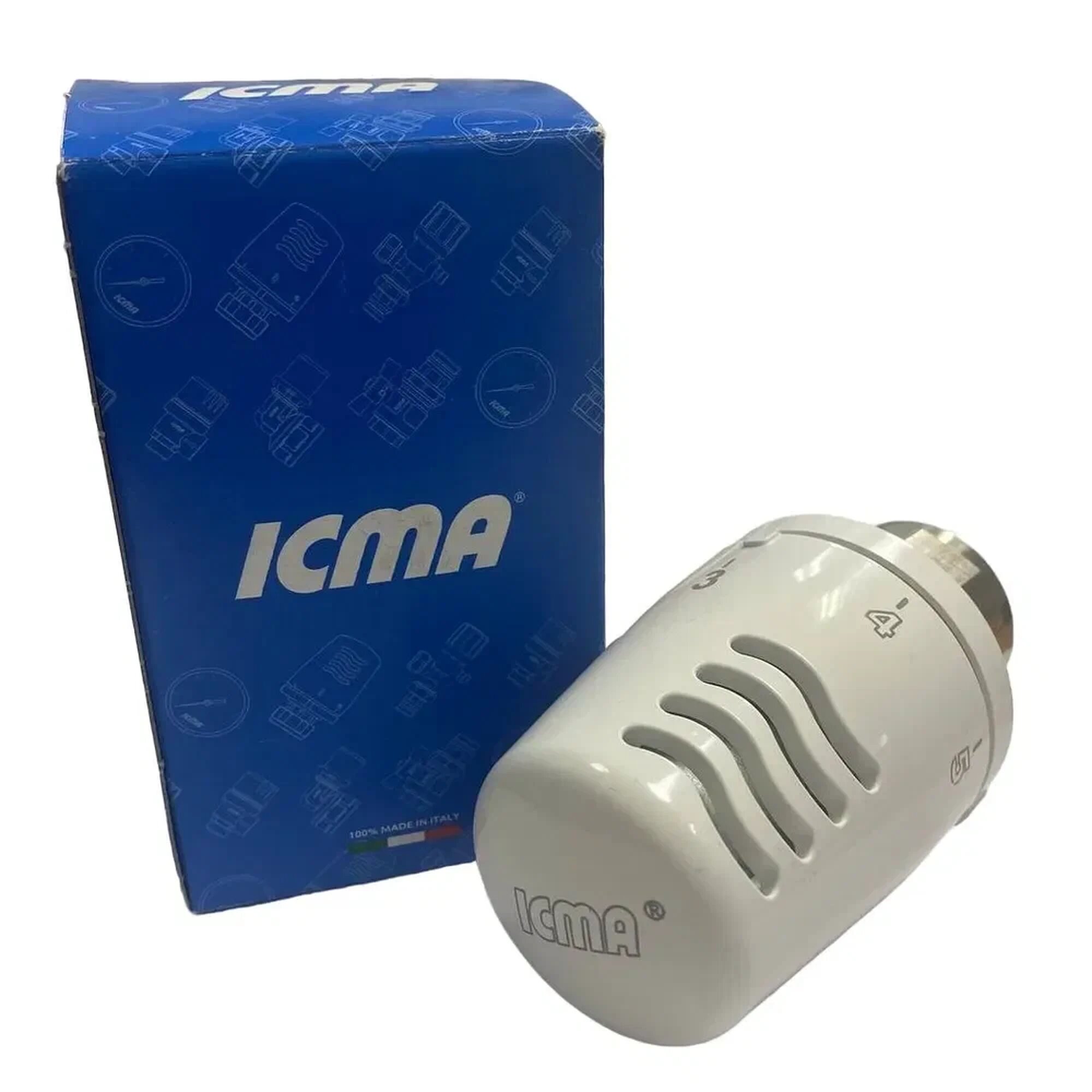 Термостатическая головка, жидкостный элемент (новый дизайн) (ICMA Италия) М28х1,5м 821100AC20