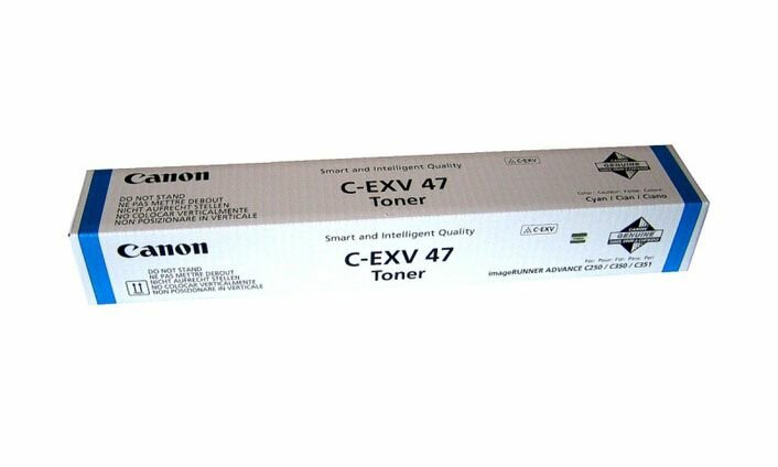 Тонер-картридж Canon C-EXV47C 8517B002 голубой, туба, оригинальный