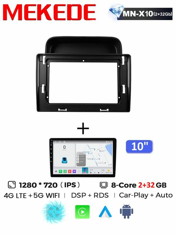 Магнитола 10.2" Mekede MN X10 Pro 2/32 Gb Kia Seltos SP2 2019-2023 carplay