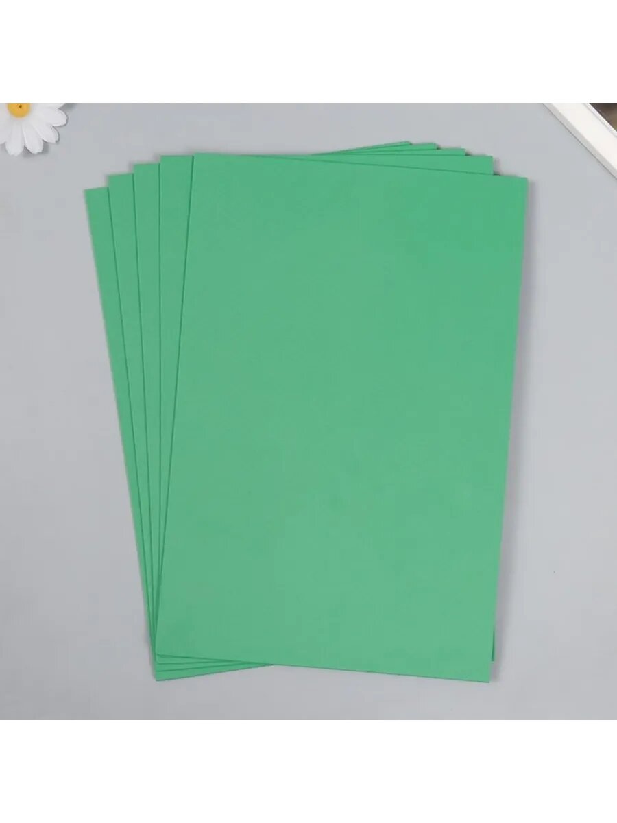 Набор зеленого фоамирана для творчества