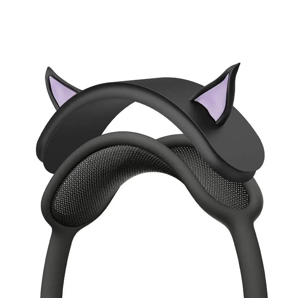 Мягкая силиконовая повязка на голову, декоративный чехол с милыми ушками эльфа, Защитная повязка на голову, подходит для AirPods Max, аксессуары для наушников