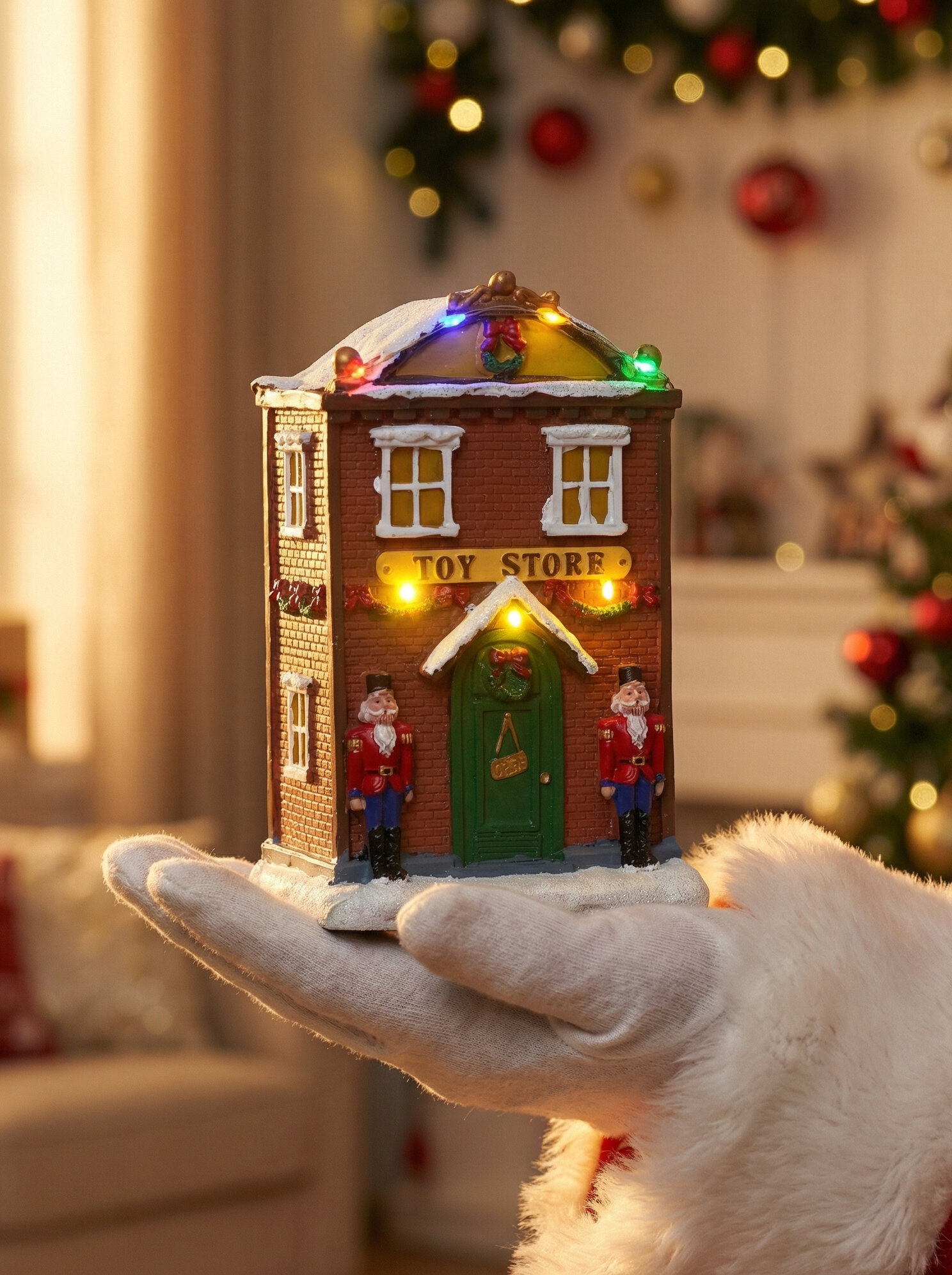 Новогодняя композиция- "Toy Store ", музыкальная, USB, 3*АА, 18*8*11 см