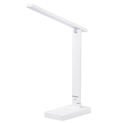 Настольная лампа / светильник беспроводная SONNEN PT-101, USB, LED, 2 Вт, 3 режима, белый, 238776