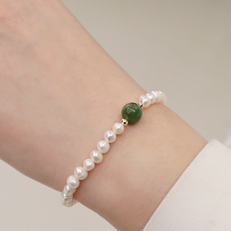 Браслет для гадания, YM Mall из циннабара и лотоса Камень Привлекает удачу и долголетие