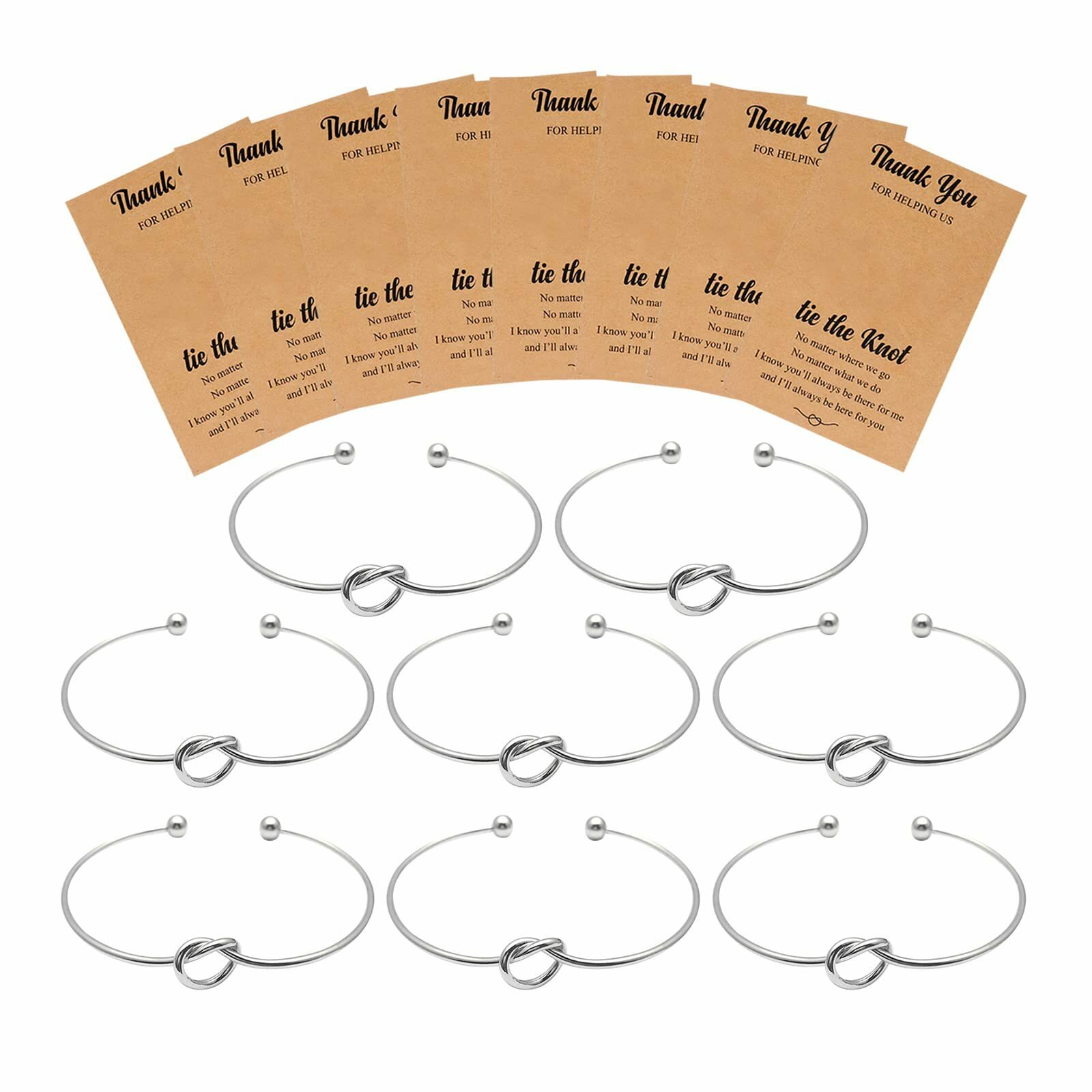 Браслет для гадания, YM Узел любви Серебро Легкосплав Свадьба Праздник