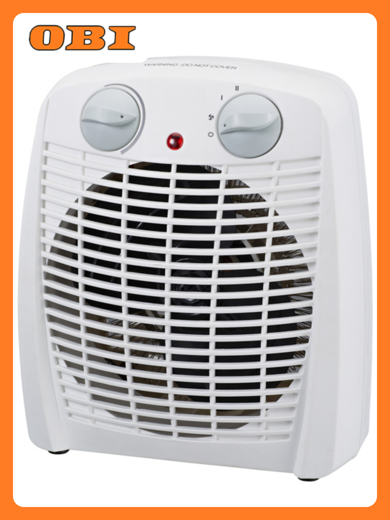 Тепловентилятор электрический настольный 2кВт со спиральным нагревательным элементом, белый REXANT