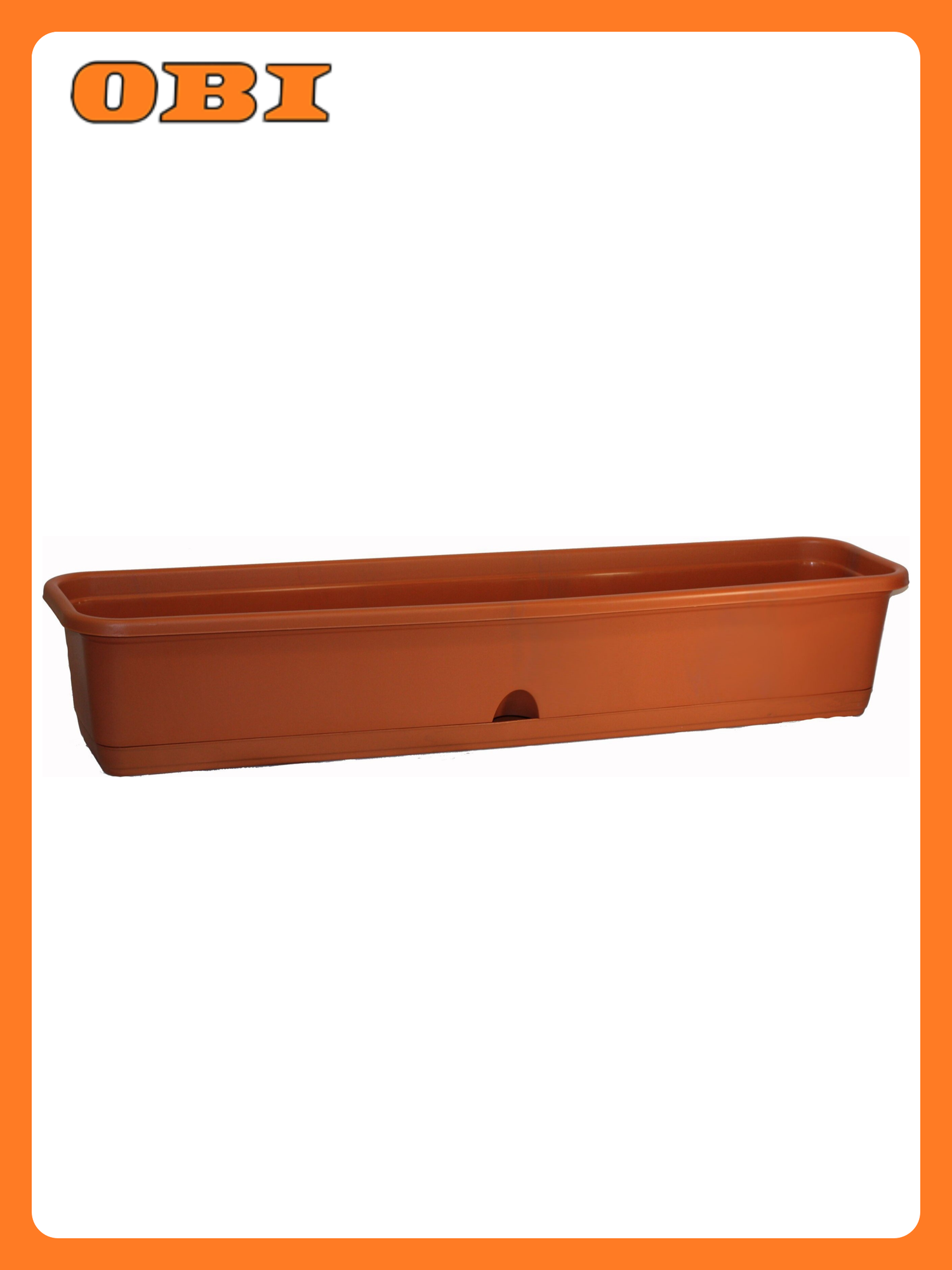 Ящик балконный IDEA М 3220 400 мм полипропилен коричневый