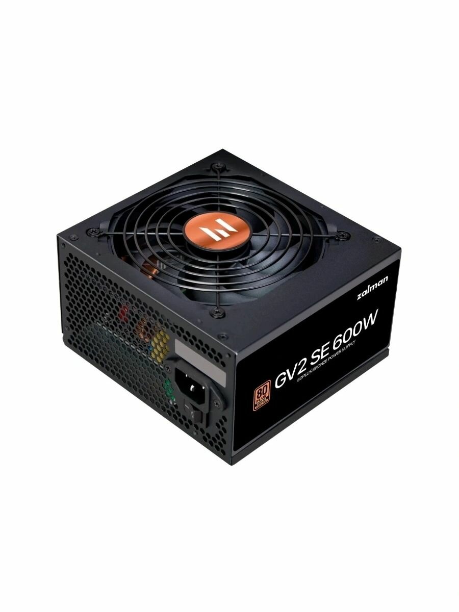 Блок питания Zalman ATX 600W ZM600-GV2SE 80+ bronze (20+4pin) 120mm fan 6xSATA RTL
