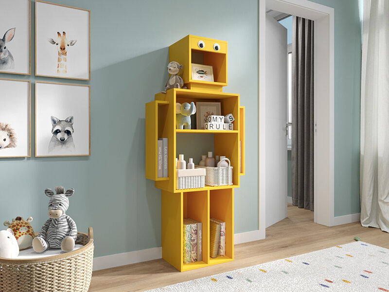 Стеллаж с полками "Озорник 5" 70х150х30 Солнечный свет