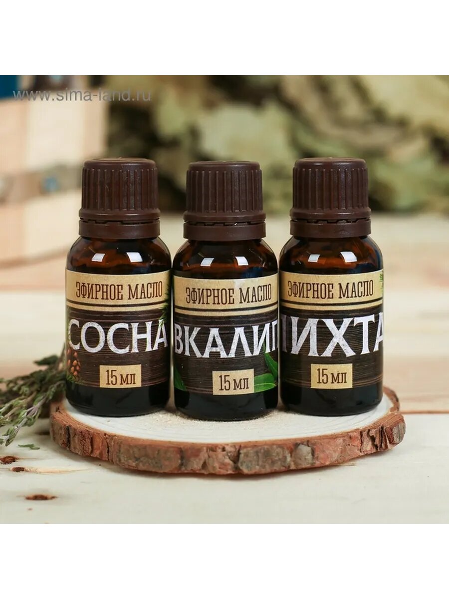 Комплект ароматных масел для бани и сауны