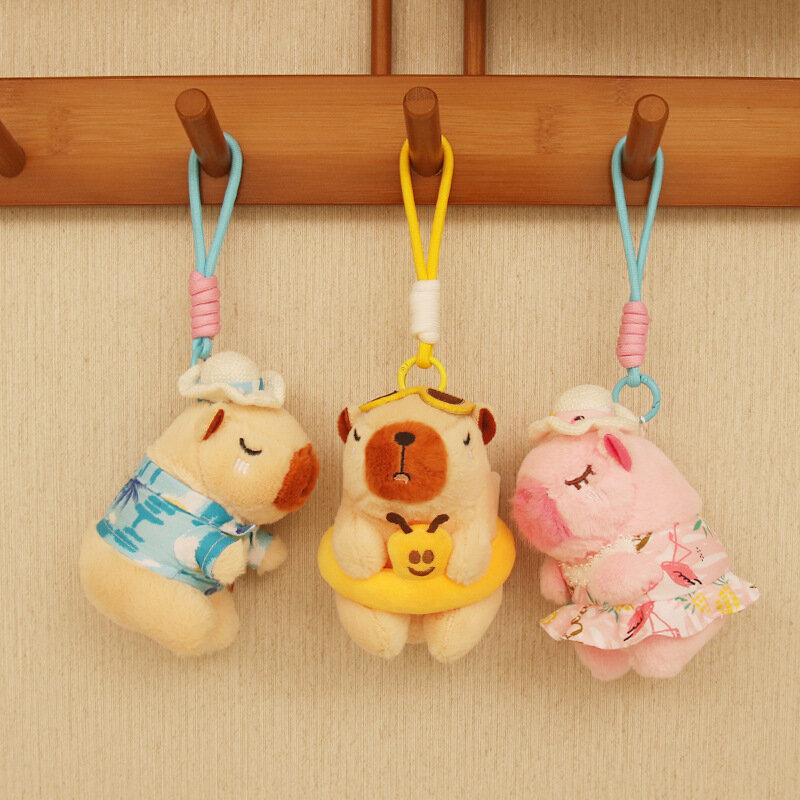 4-дюймовая креативная мультяшная плюшевая игрушка-брелок в виде кулона для игрового автомата, подарок для девочки.