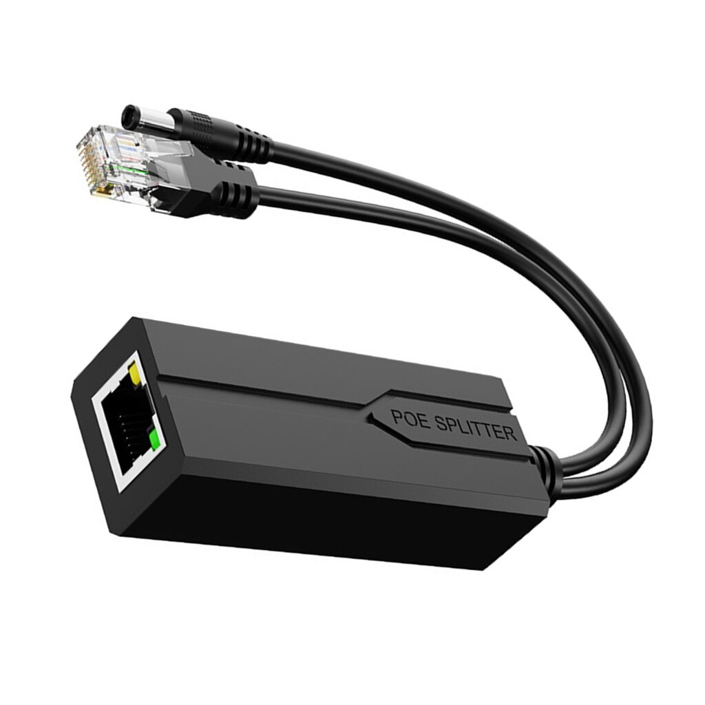 Адаптер-Разветвитель POE, Преобразующий 48V POE в DC12V с поддержкой Гигабитной мощности