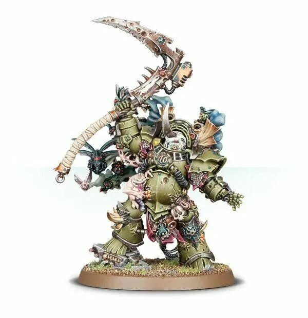 Смола вархаммер 40000 миниатюра Death Guard Typhus, Herald of the Plague God Warhammer 40000 миниатюры днд Фигурка для настольной игры