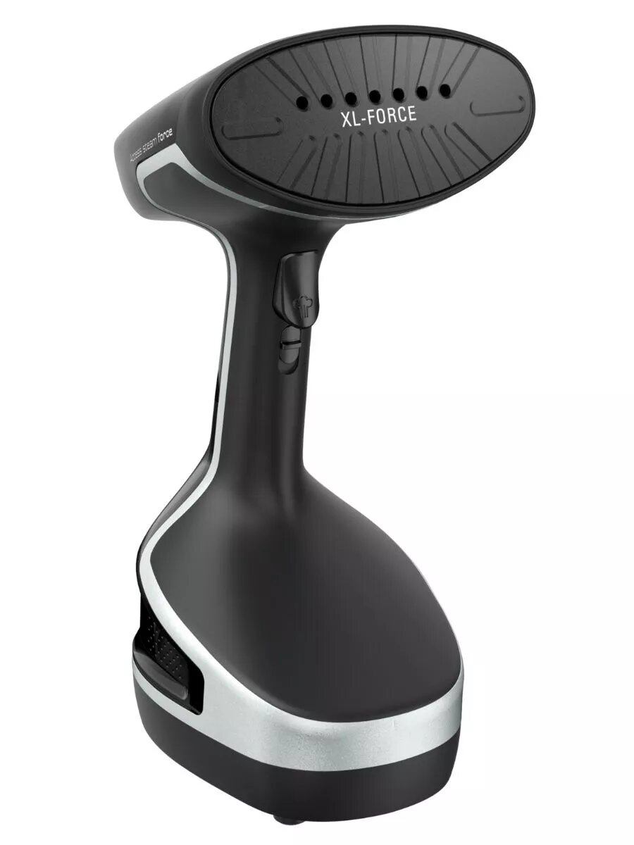 Отпариватель ручной Tefal Access Steam Force, с насадками, чёрно-серый, мощность 2000 Вт