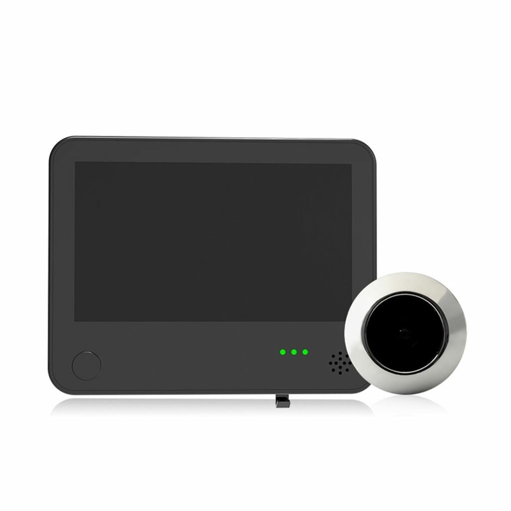 Перезаряжаемая видеодомофонная камера с дисплеем 4.3 дюйма, беспроводная камера, система домашней безопасности