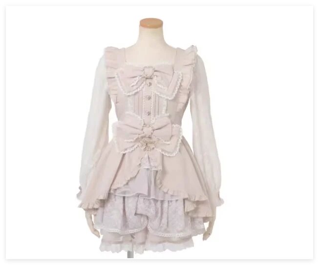 Платье Лолиты Pink XXL, длинный рукав