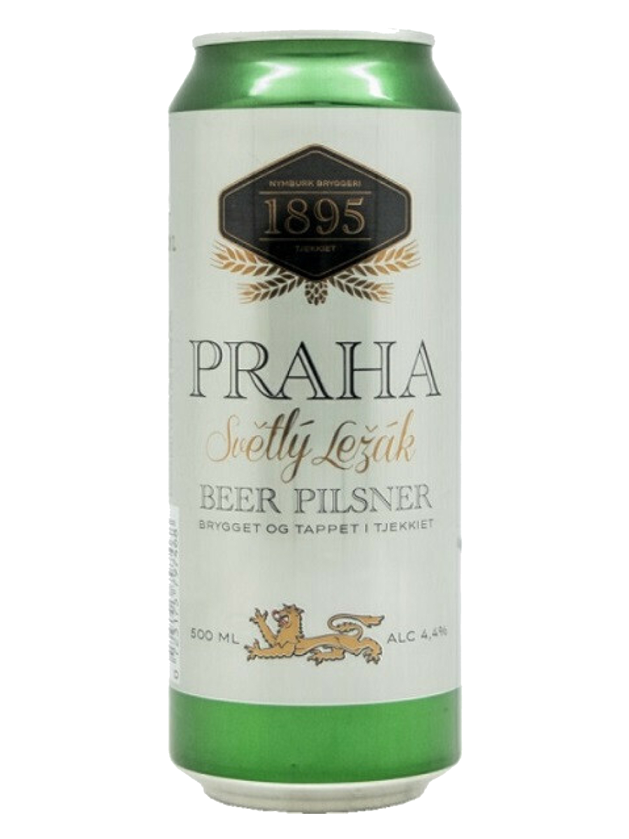 Пиво Praha "Svetly Lezak" Pilsner, светлое, лагер, 0,5 л, Чехия
