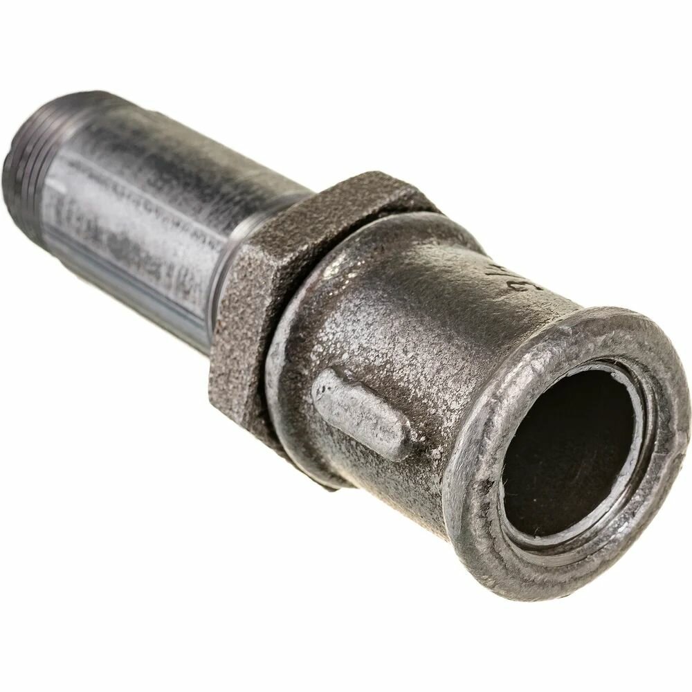 Сгон дтрд стальной, в сборе с муфтой и контргайкой чугунными Ду 20 (3/4") L-110 МК ч. 12200110