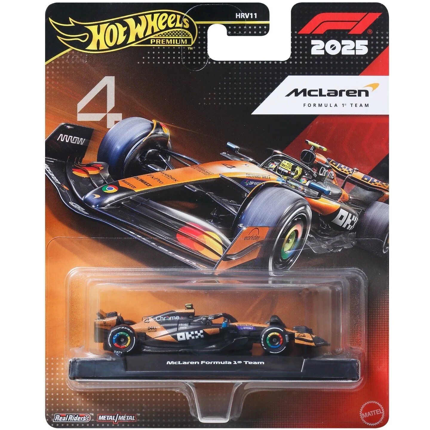 Hot Wheels Premium 2026 F1 коллекционная модель 1:64 4