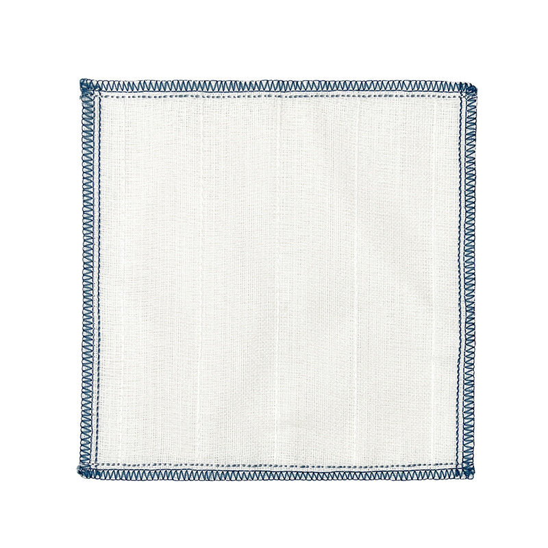 Ткань для мытья посуды не легко липкое масло Радужная тряпка на кухне 8 слоев зашифрованного синего цвета-25*25см