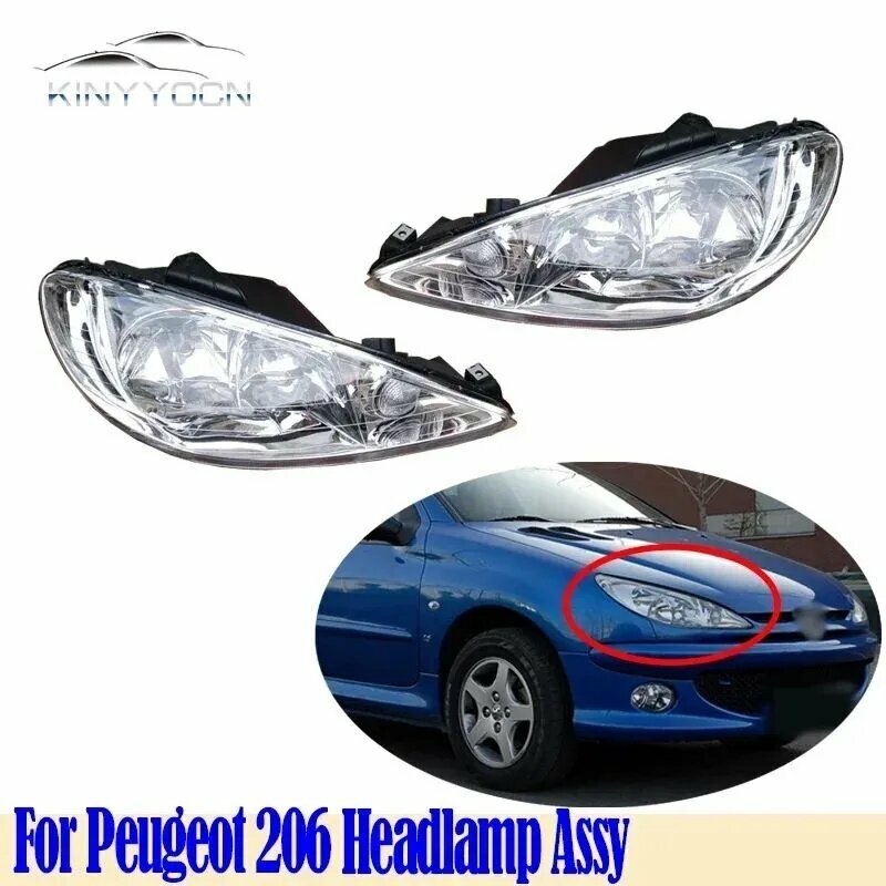 Фара автомобильная, арт. Peugeot 206