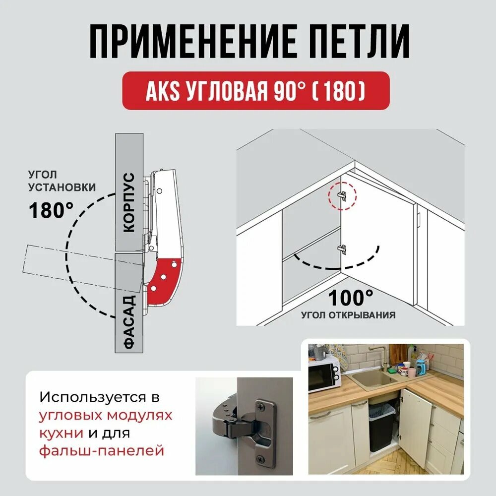 Петля мебельная — фото 1