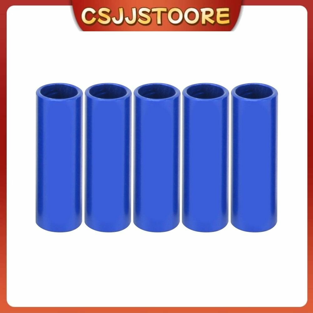 DUUTI 5 шт. 4 мм концевые крышки троса, алюминиевые, обжимные наконечники, синие