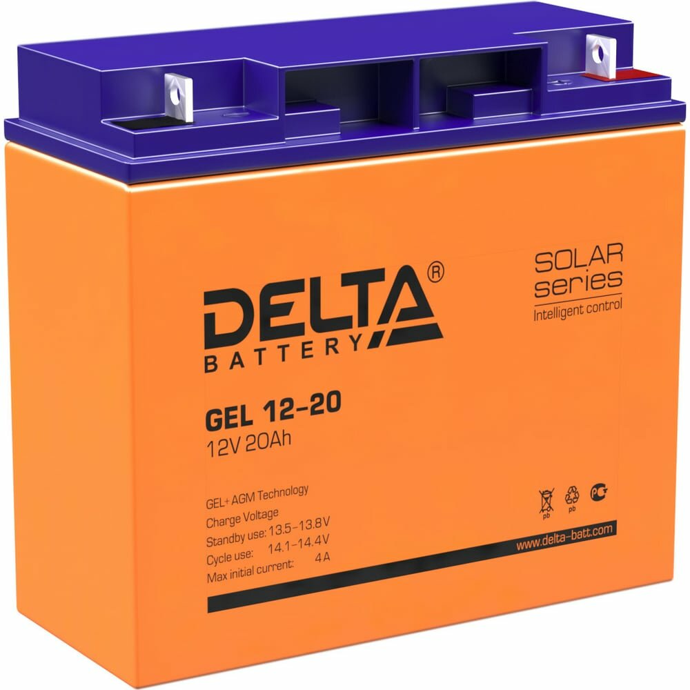 Батарея аккумуляторная Delta GEL 12-20