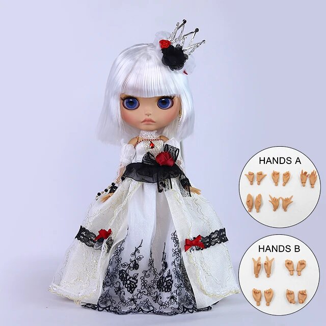 Кукла Blythe 1/6, 30 см, Белый, doll clothes shoes