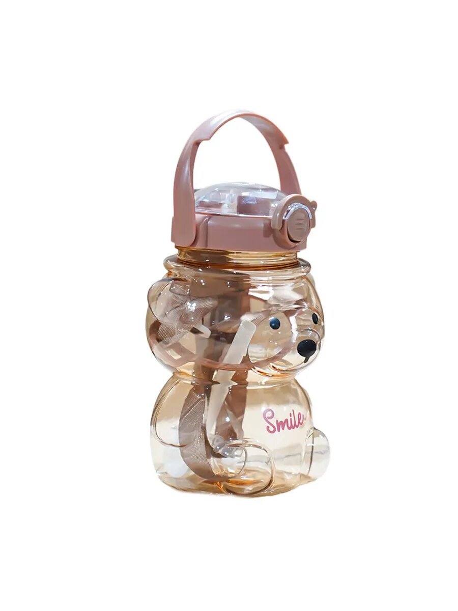 Детская бутылка с медведем, пластиковая, 1000мл