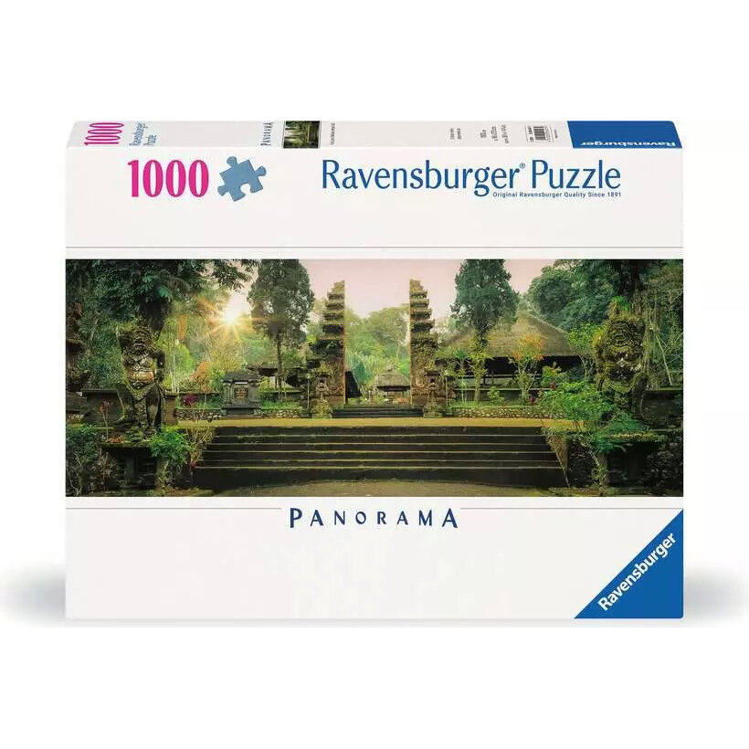 Пазл Ravensburger 1000 Храм Пура Лухур Батукару в джунглях, Бали, арт.00447