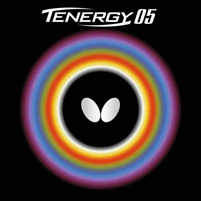 Накладка BUTTERFLY Tenergy 05, красная, гладкая, для OFF-стиля игры