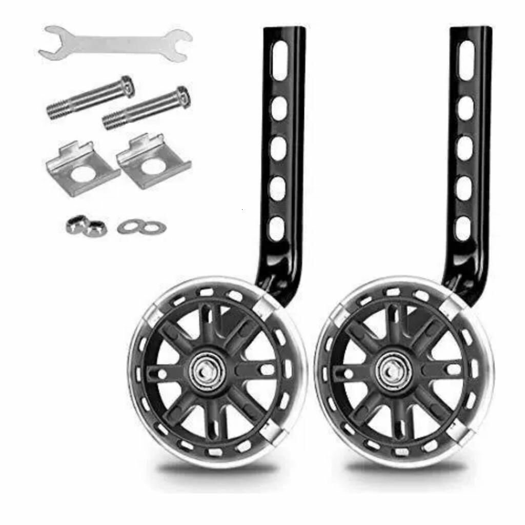 Тренировочные колеса для детских велосипедов 12-20 дюймов, Черный