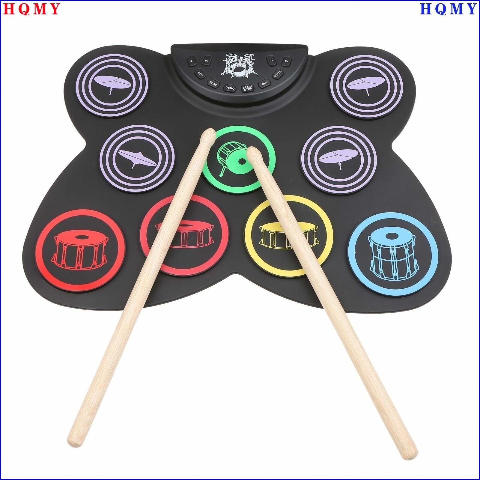 Эксклюзивная электронная барабанная установка в силиконовом рулонном формфакторе, признанный бестселлер