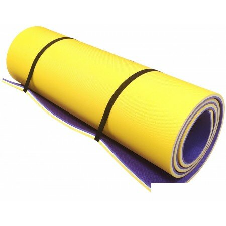 Классический коврик Isolon Tourist 12 (фиолетовый/белый/желтый)