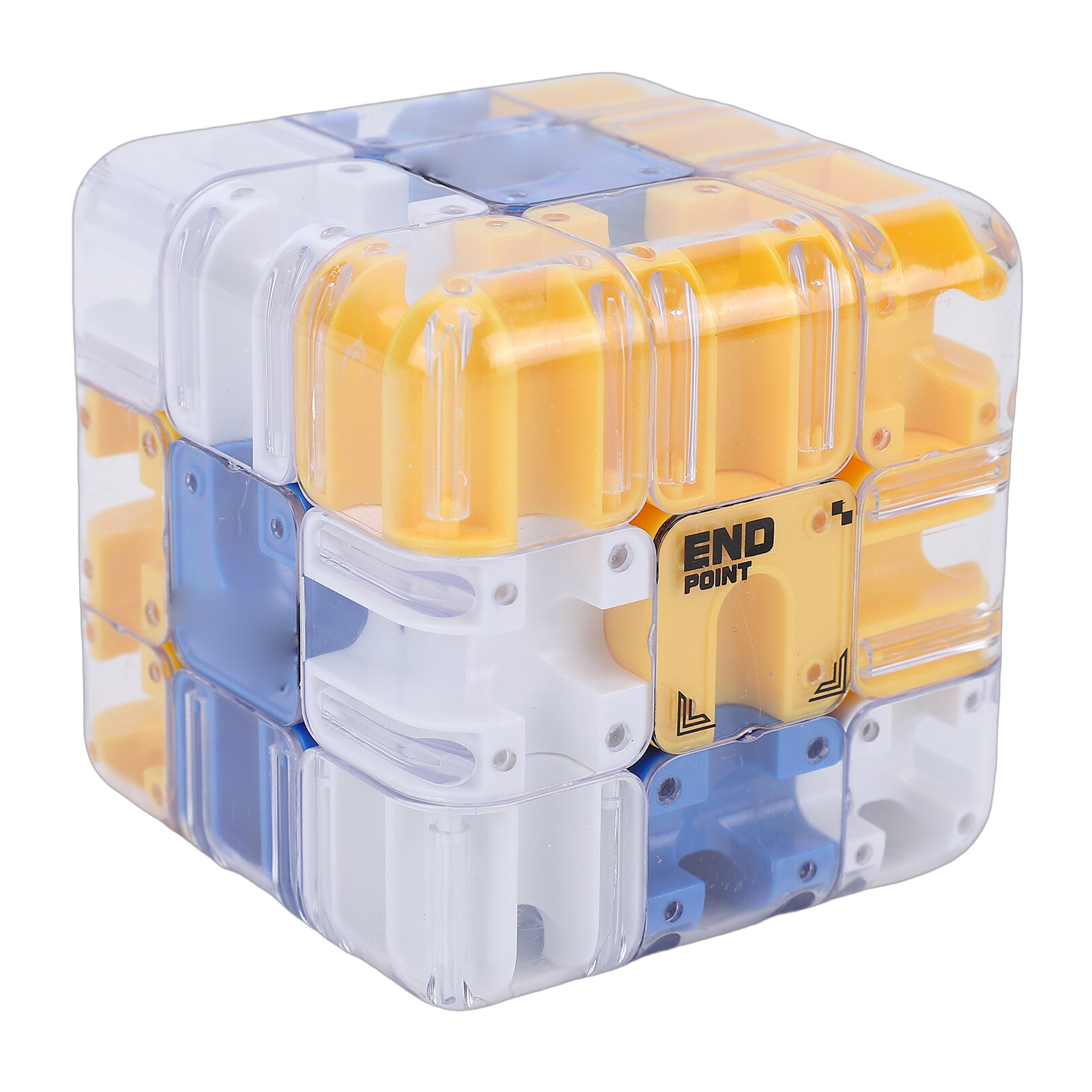 3D-лабиринт-головоломка, развивающая мелкую моторику, игрушка для всех возрастов, синий цвет.