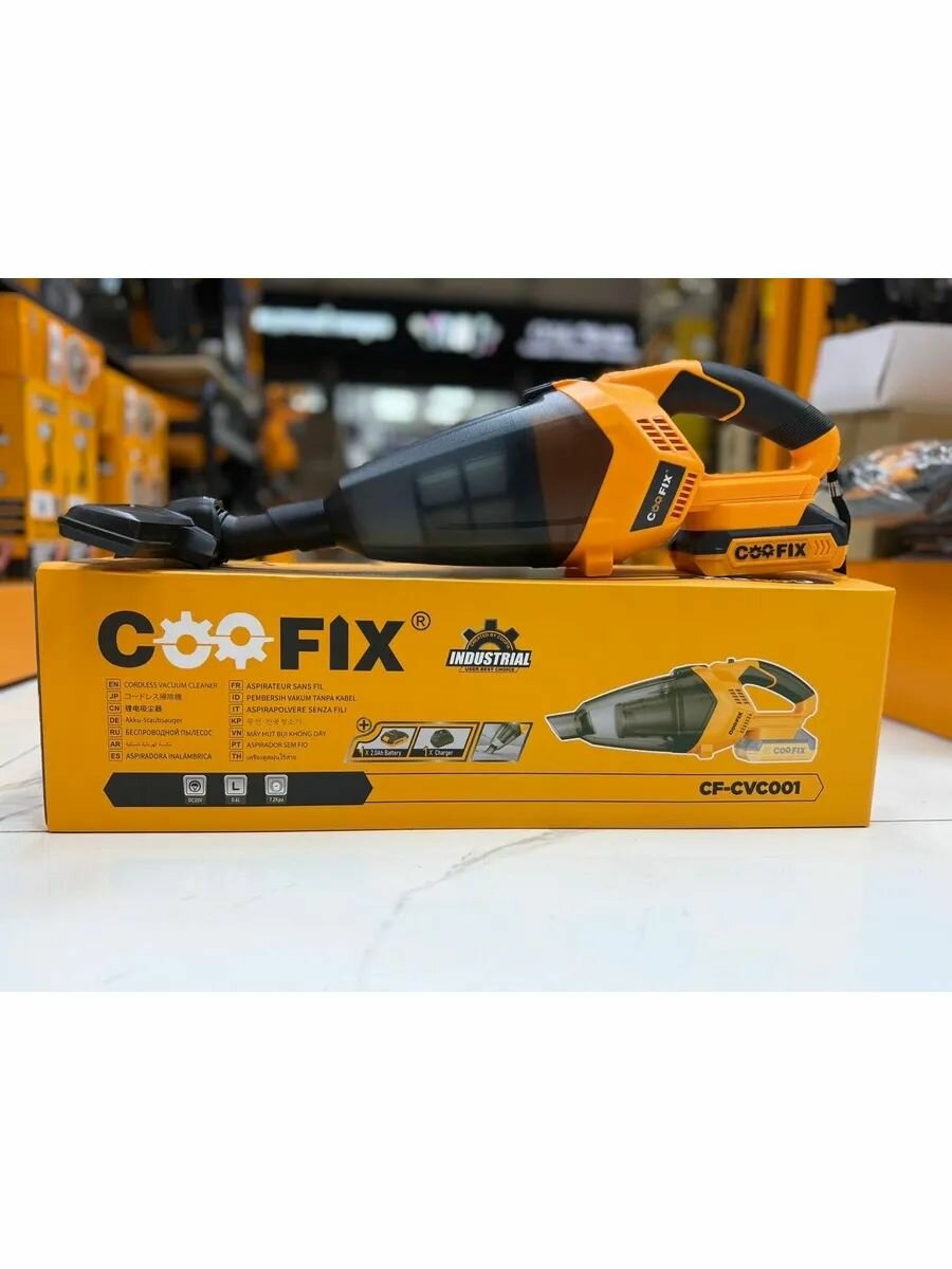 Беспроводной пылесос аккумуляторный строительный