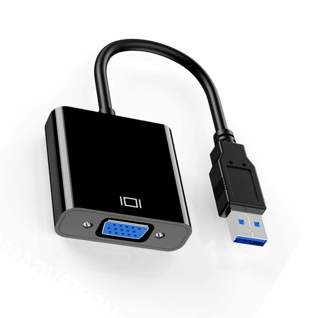 USB 3.0 VGA адаптер, Черный